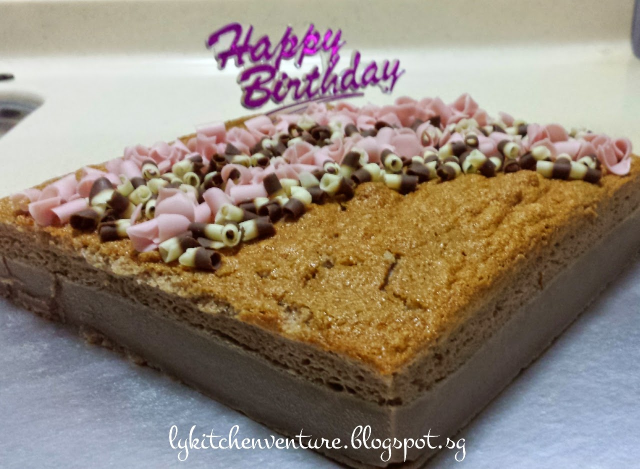LY's Kitchen Ventures: Magic Milo Custard Cake